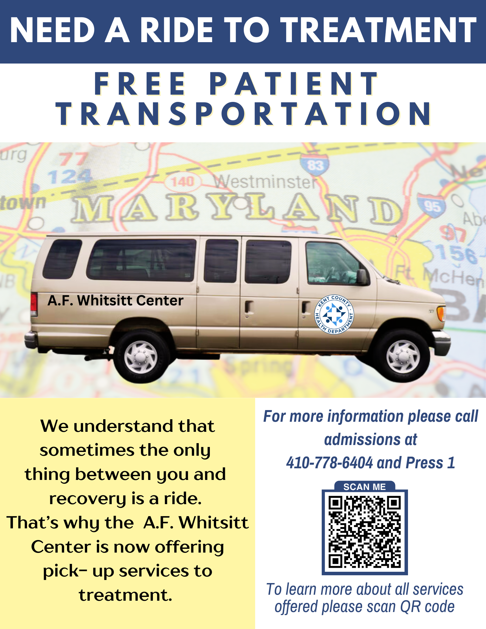 Transportation to Treatment - Kent County MD Health Department